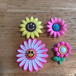 Accessories | Flower Theme Croc Charm Lot Sunflower | Poshmark